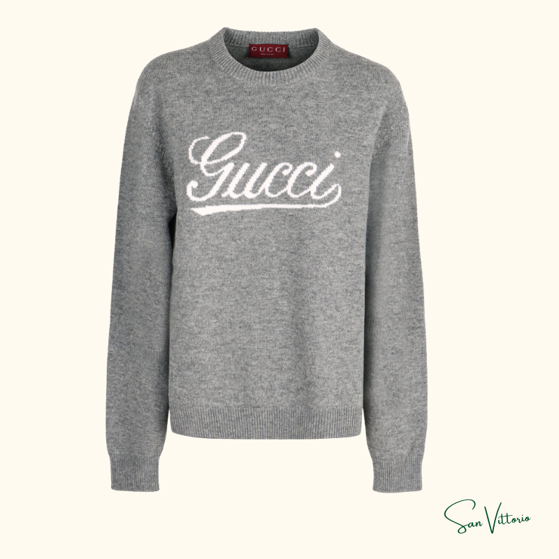 Suéter "Lettering" Gucci